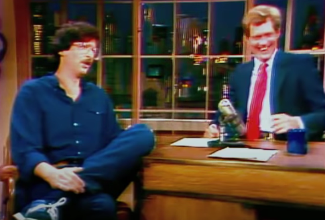 Howard Stern First Appearance on Late Night with David Letterman in ...